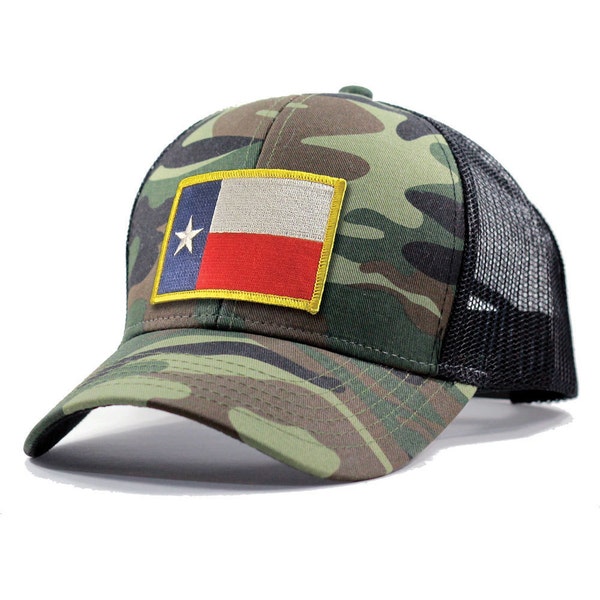 Texas Flag Camo Hats - Etsy