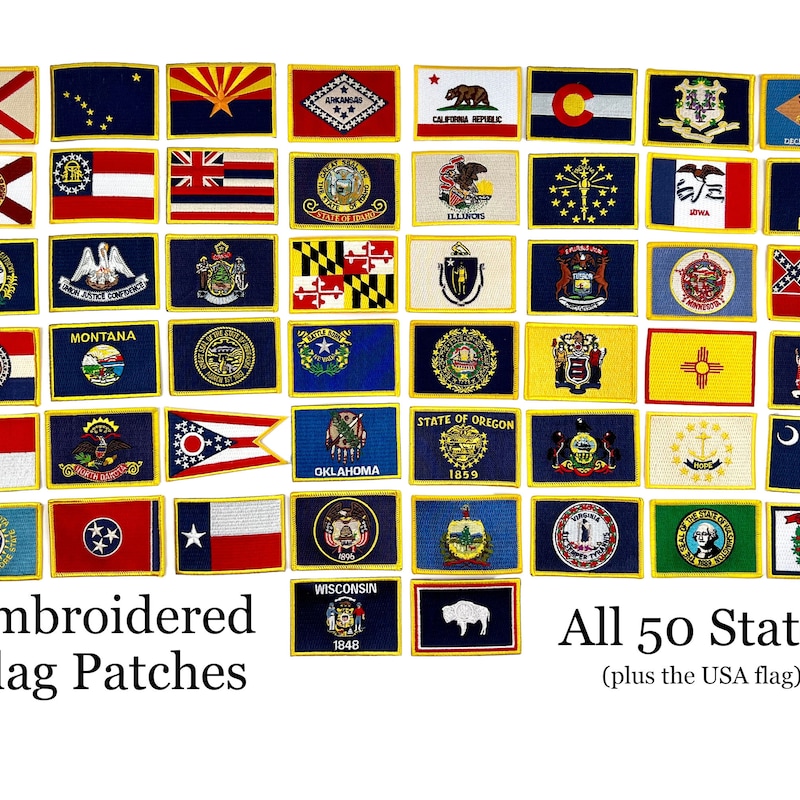 State Patches - Etsy