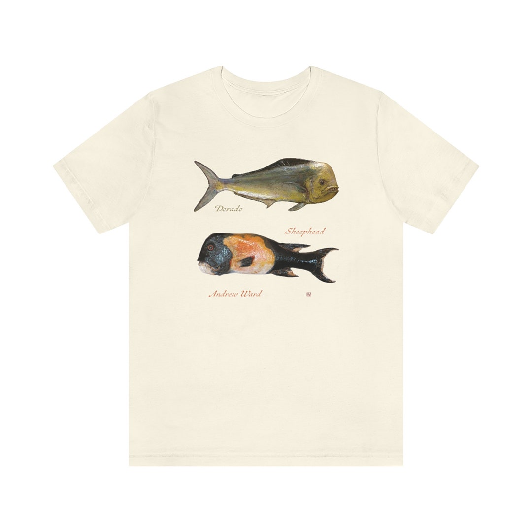Dorado mahi Mahi Pacific Sheephead Fish Unisex 100% Cotton Jersey Short ...