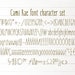 Cami Rae Font Regular & Bold Numbers Lowercase OTF and - Etsy