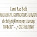 Cami Rae Font Regular & Bold Numbers Lowercase OTF and - Etsy