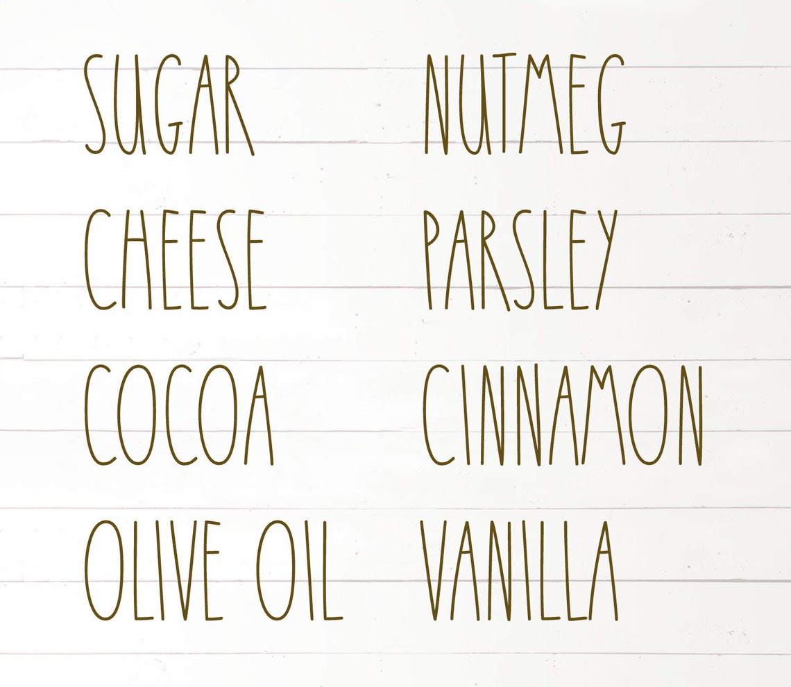 Cami Rae Font Regular & Bold Numbers Lowercase OTF and | Etsy