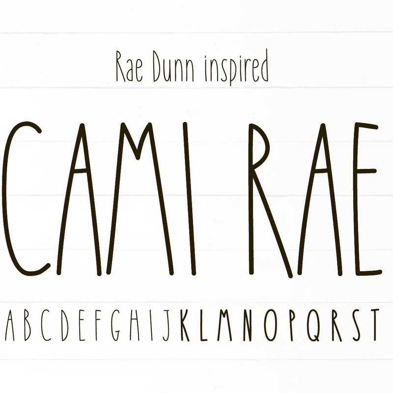 Rae Dunn Font - Etsy
