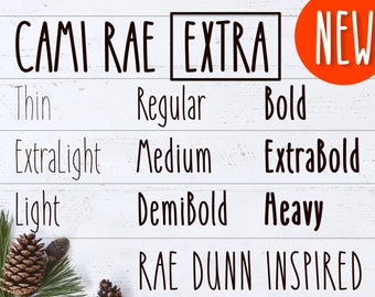 Cami Rae Font - Etsy