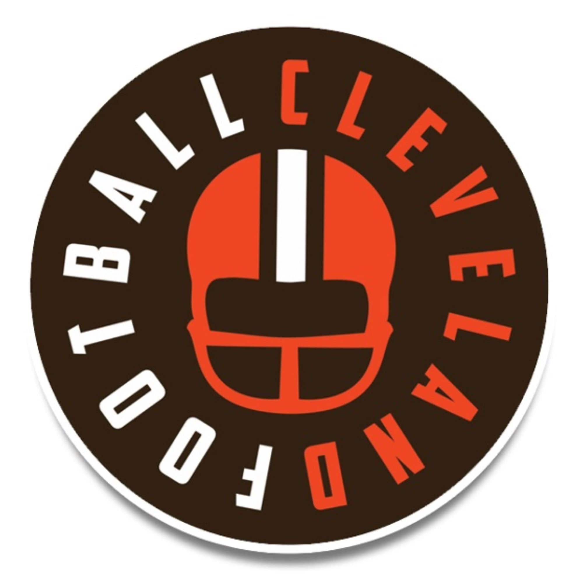 Cleveland Browns Football Helmet Round Sticker - Etsy