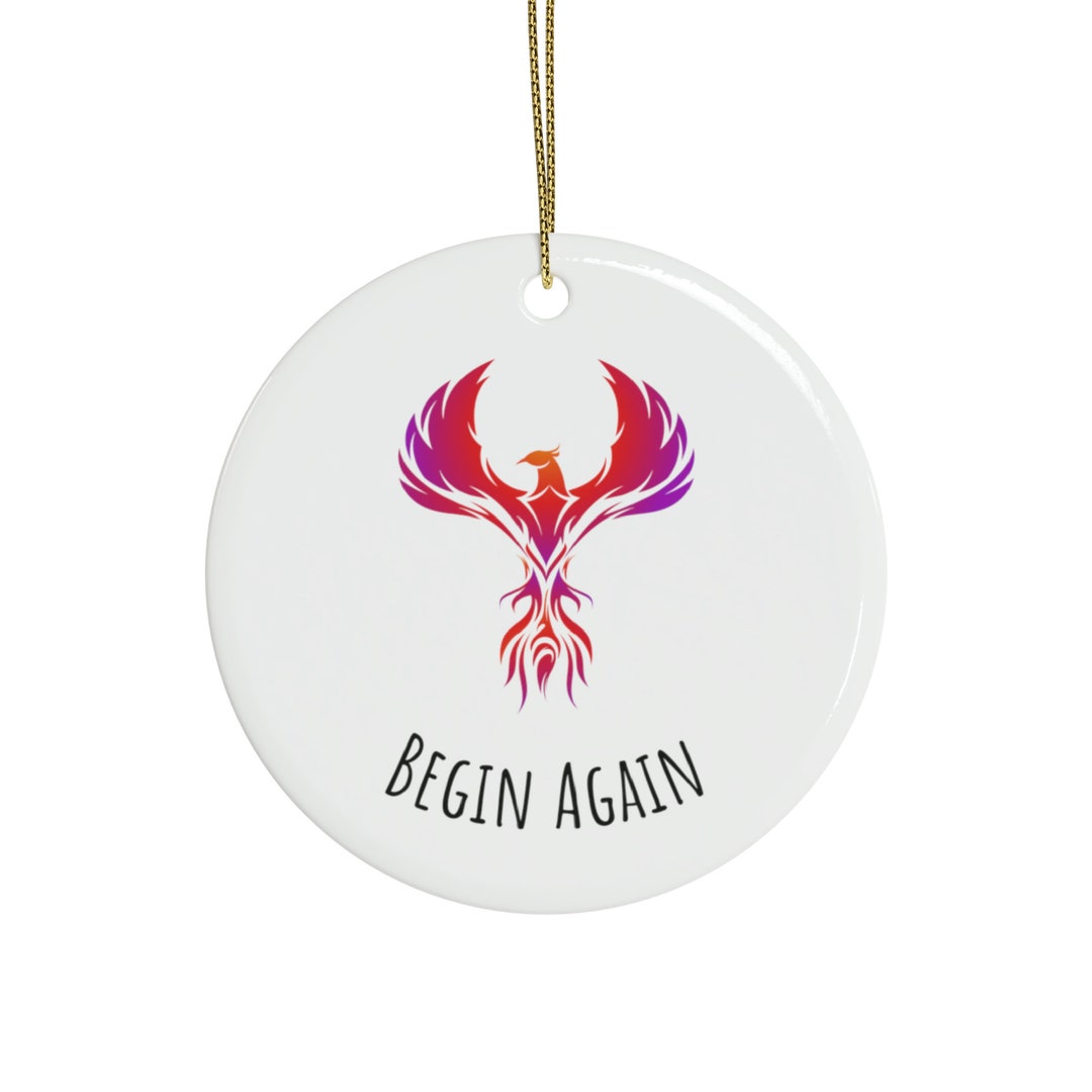 Ornament, Phoenix Transforming, Rebirth, Rising, Begin Again for ...
