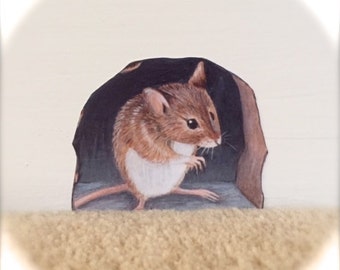 Mouse hole decal | Etsy