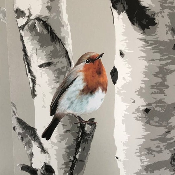 Robin Decal - Etsy