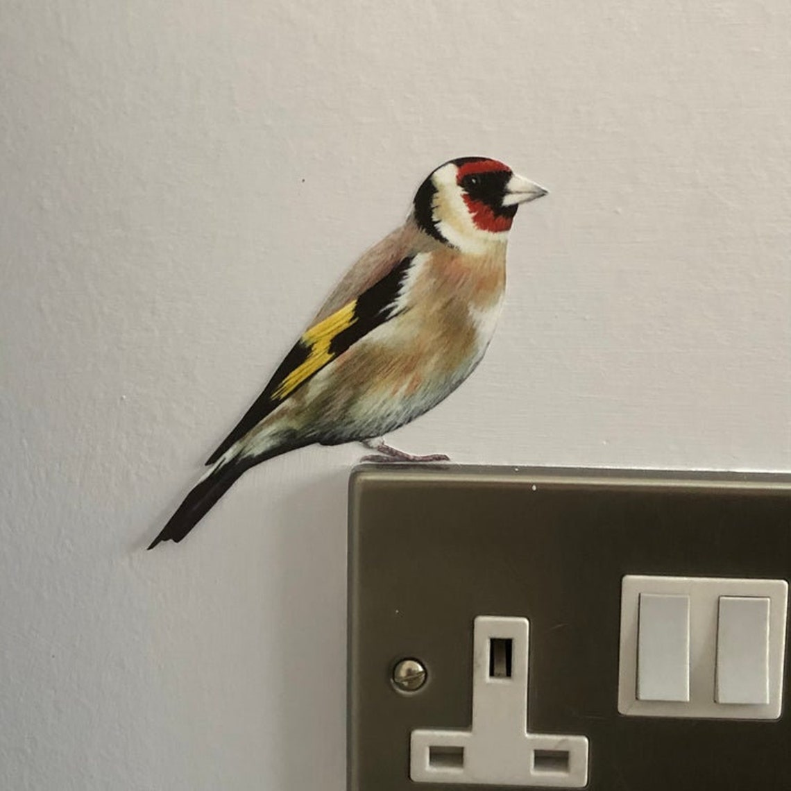 Goldfinch Wall Sticker Taken From My Original Painting and - Etsy