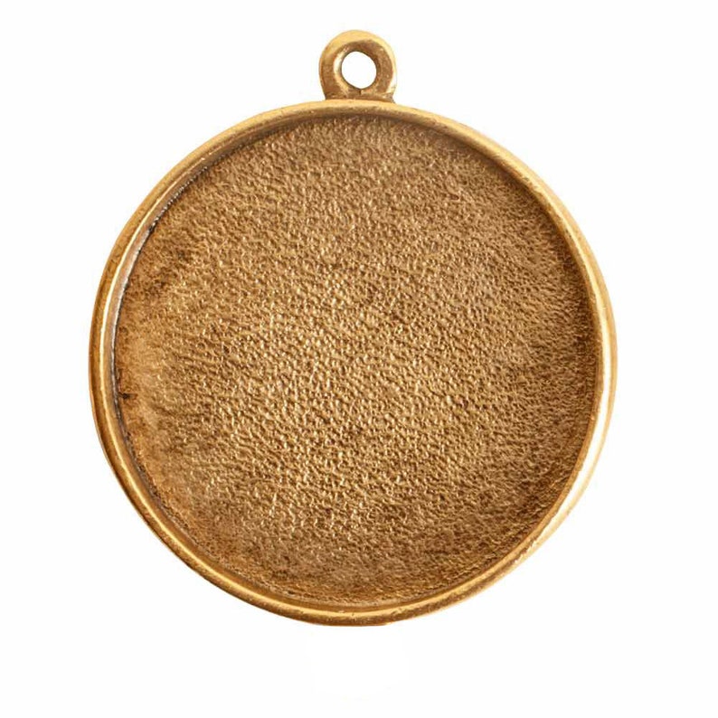 Large Circle Embroidery Necklace Frame Kit, Embroidery Necklace Pendant ...