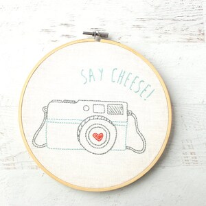 Camera PDF Hand Embroidery Pattern - Etsy