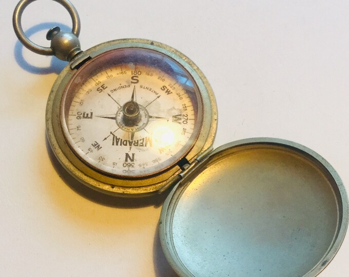 Antique Vintage Compass Early 1900s Floating Dial Meradial Compass ...