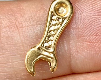 Gold Wrench Necklace - Etsy