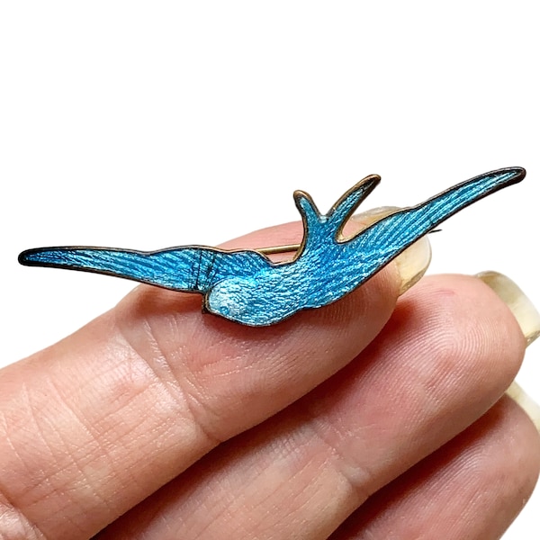 Bluebird Brooch - Etsy