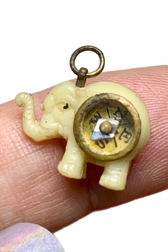 Vintage compass charm compass - Gem