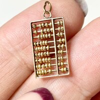 Abacus Necklace | Math Science Jewelry, Fidget Stim Kinetic, Unique ...