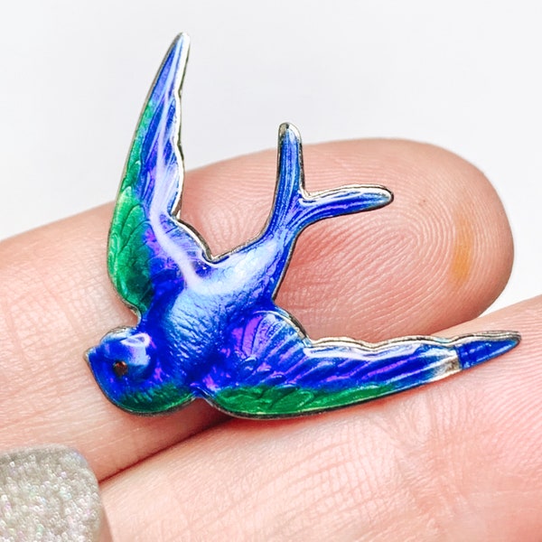 Bluebird Brooch - Etsy