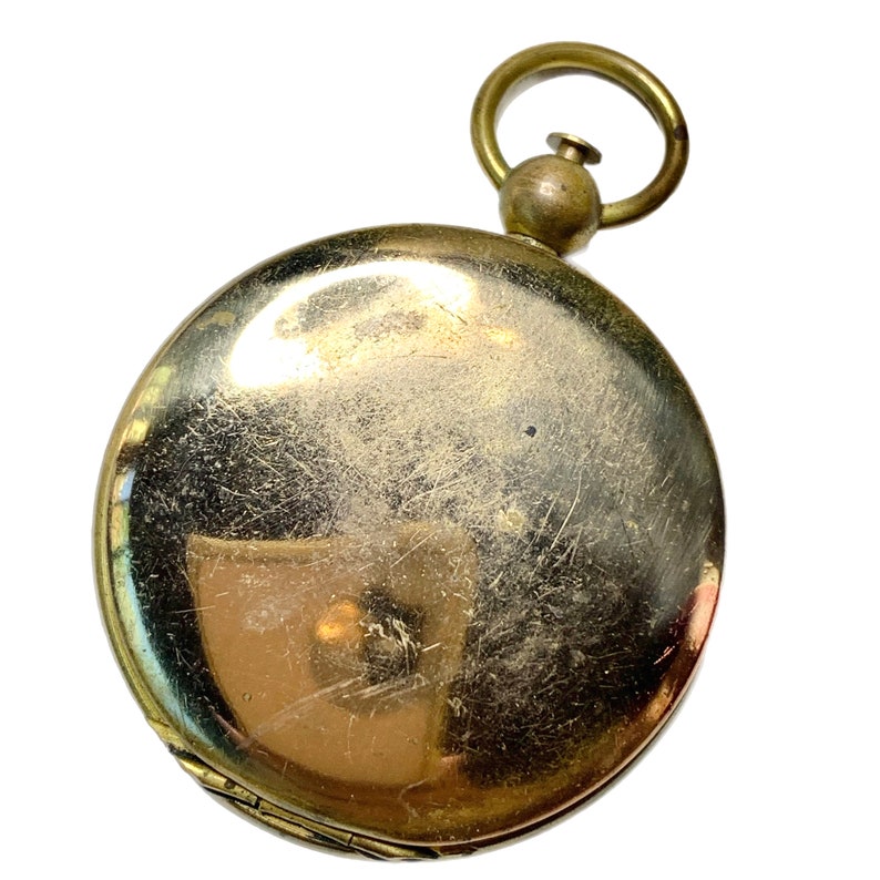Vintage Compass With Glow Dial, Marked Japan, Brass Pendant - Etsy