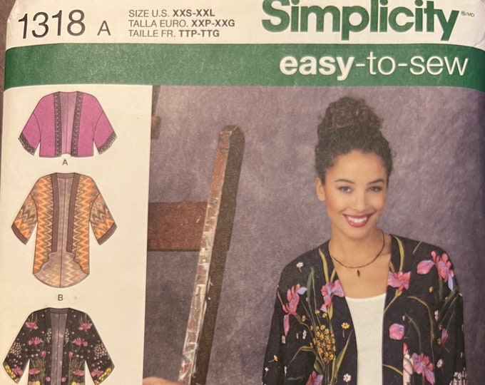 Simplicity Patterns: Easy-to-sew/pattern #1318 - Etsy