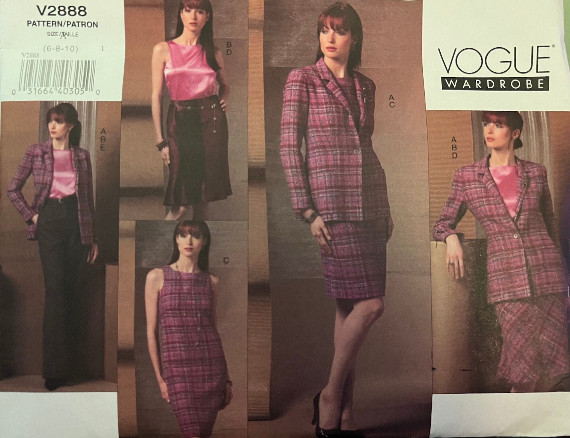Vogue Patterns: Vogue Wardrobe/v2888 - Etsy