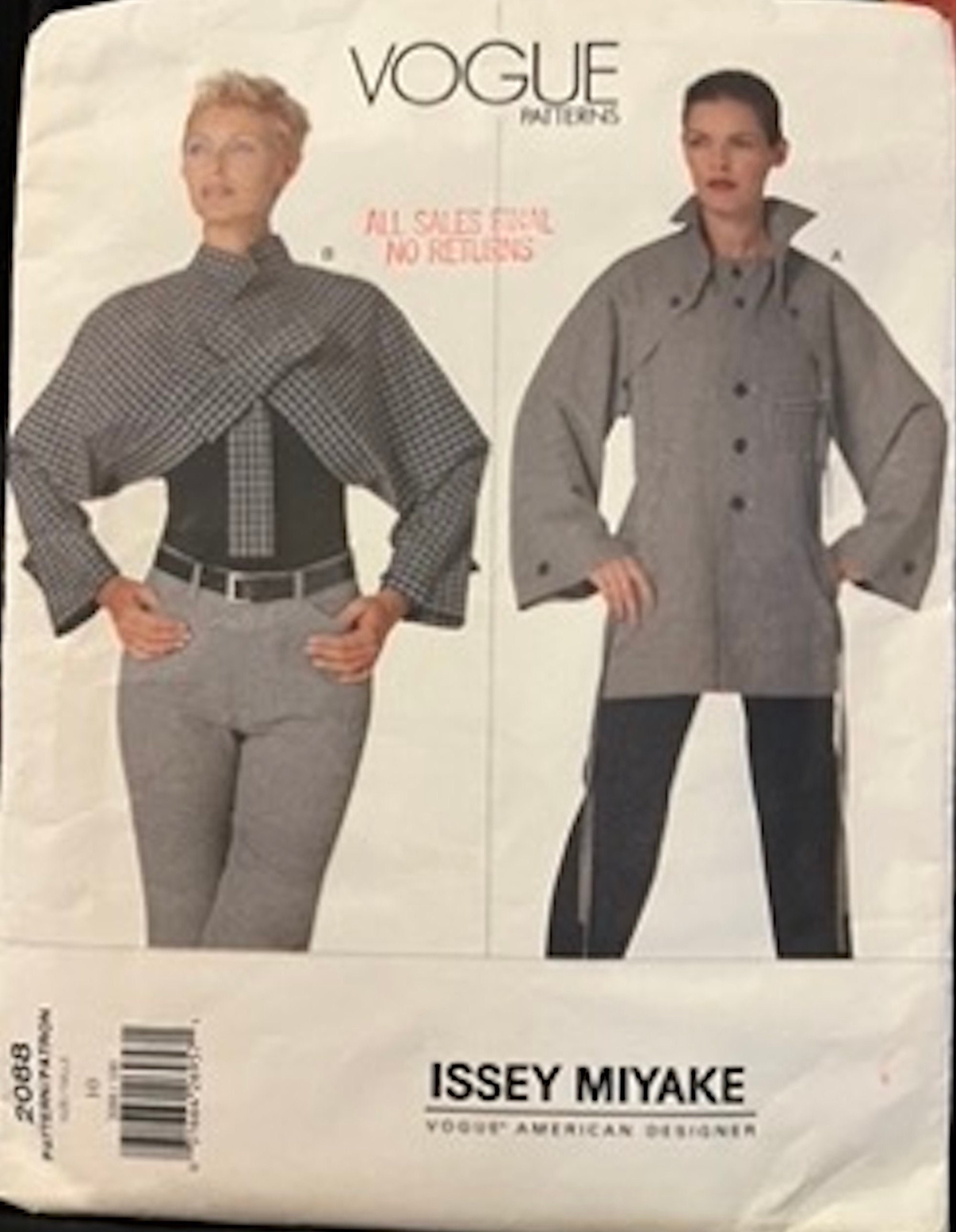 Issey Miyake Vogue American Designer Pattern #2088 - Etsy