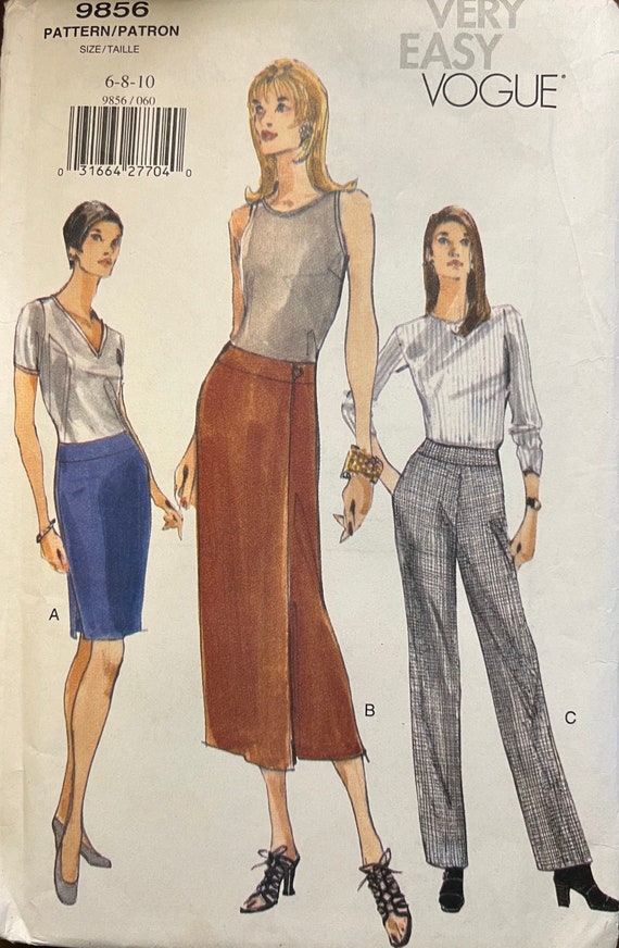 Vogue Patterns: Very Easy Vogue/9856 - Etsy