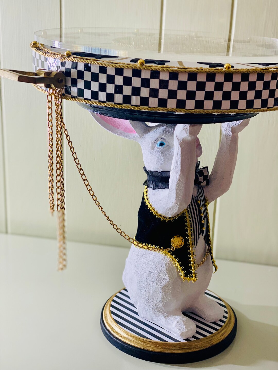 Pre-order - Bunny Cake Stand, Table Stand, Bunny Centerpiece, Easter ...