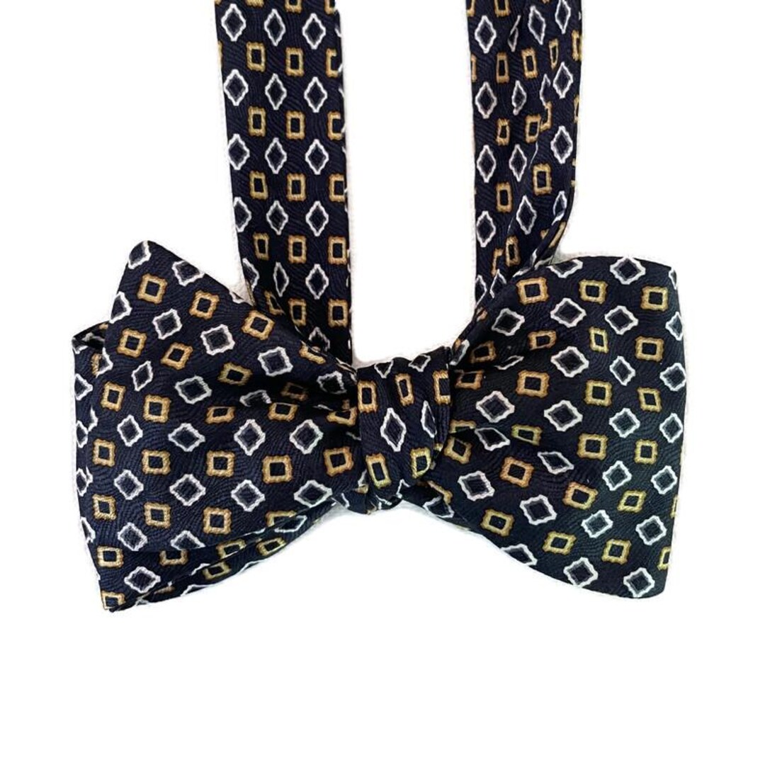 Handcrafted Silk Bow Tie - Aspen - One-of- A-kind - Self-tie or Pre ...