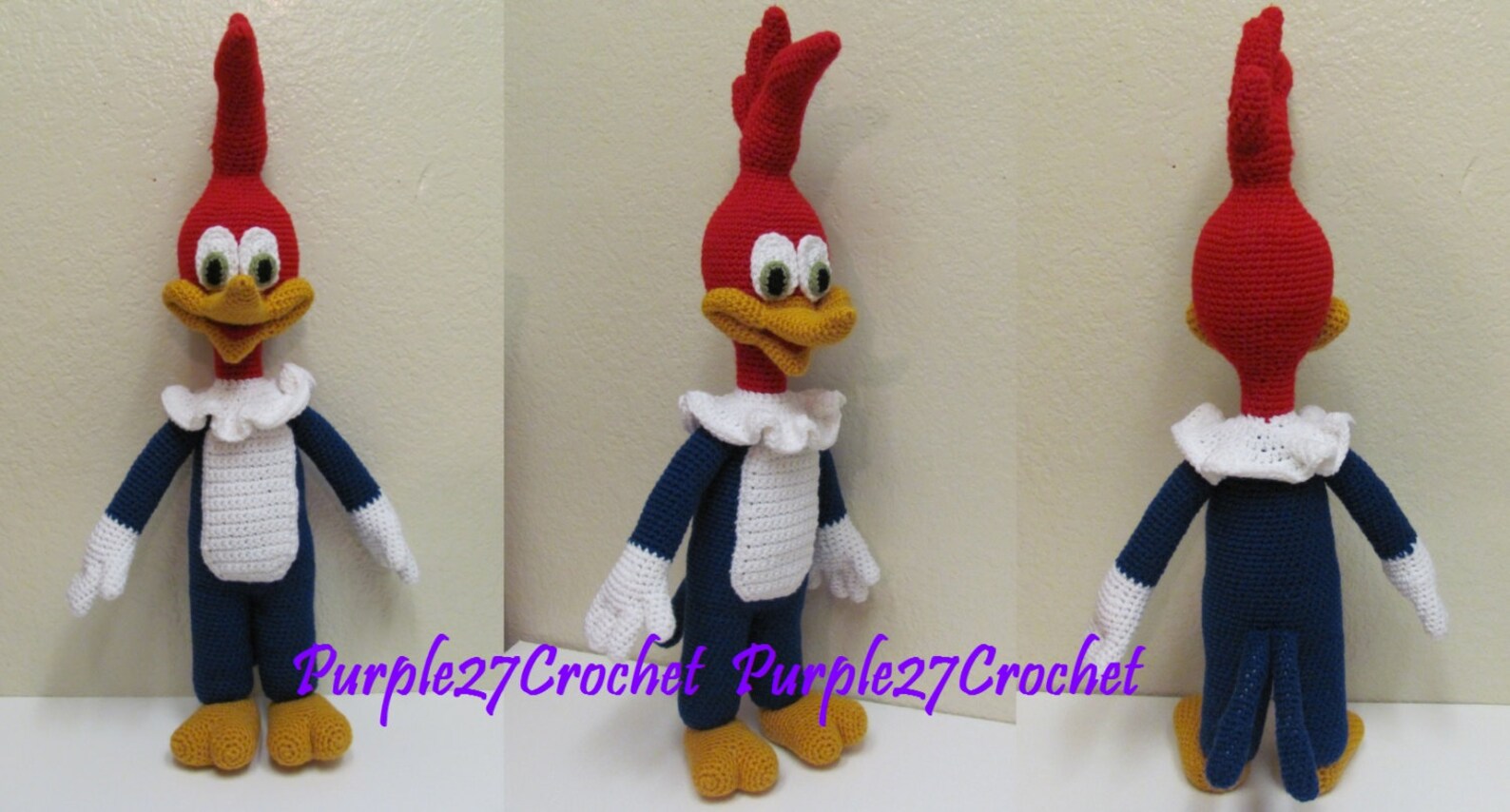 Crochet Woodpecker Pattern PDF Instant Download | Etsy