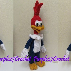 Crochet Woodpecker Pattern (PDF) - Instant Download (english) - Etsy