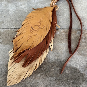 Leather Feathers, Custom Leather Feathers, Purse Feathers, Christmas ...