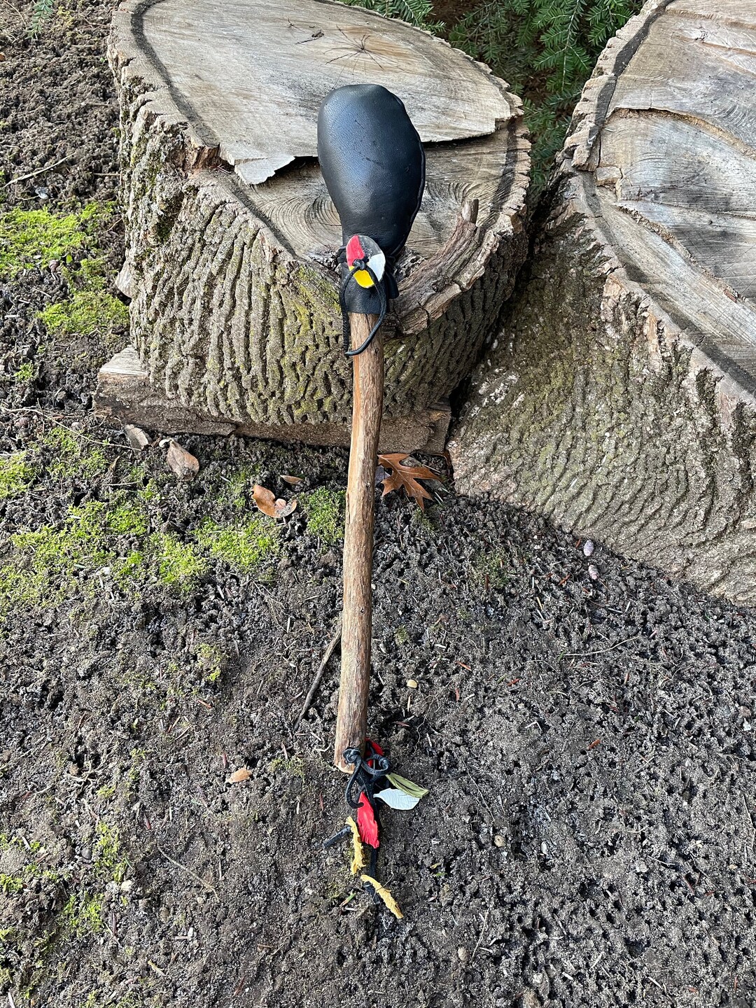 Medicine Wheel Drum Stick, Drum Beater, Drumstick, Shamanic Drum Stick ...