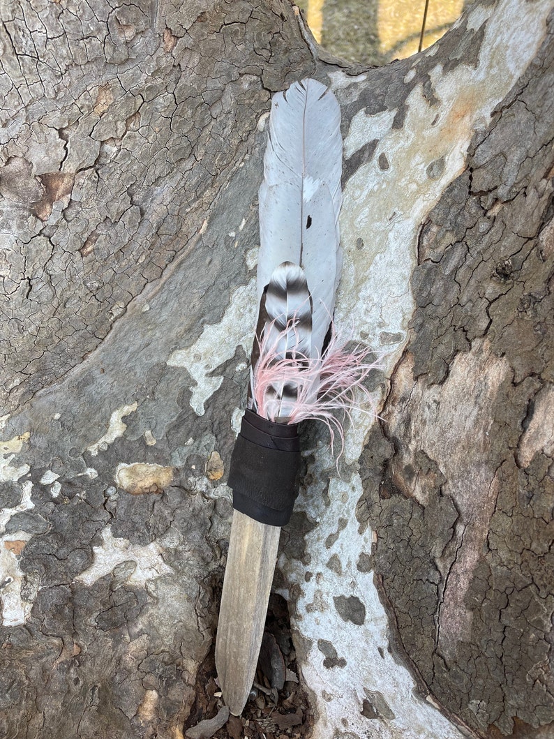 Smudge Fan Prayer Feather Blessing Feather Turkey Feather - Etsy
