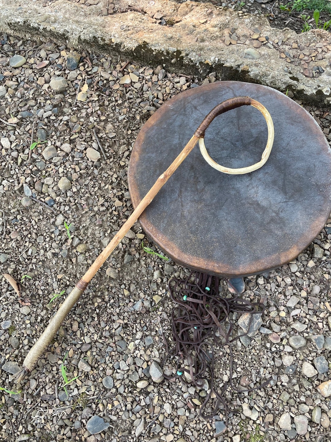Willow Drum Stick, Drum Beater, Shamanic Drumstick, Large Drum Stick ...
