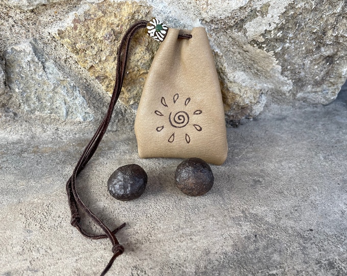 Moqui Marbles, Shaman Stones, Meditation Aid, Journey Spiral, Thunder ...