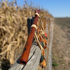 Flute Ties, Flute Wraps, Baby Leather Feathers, Native American Flute ...