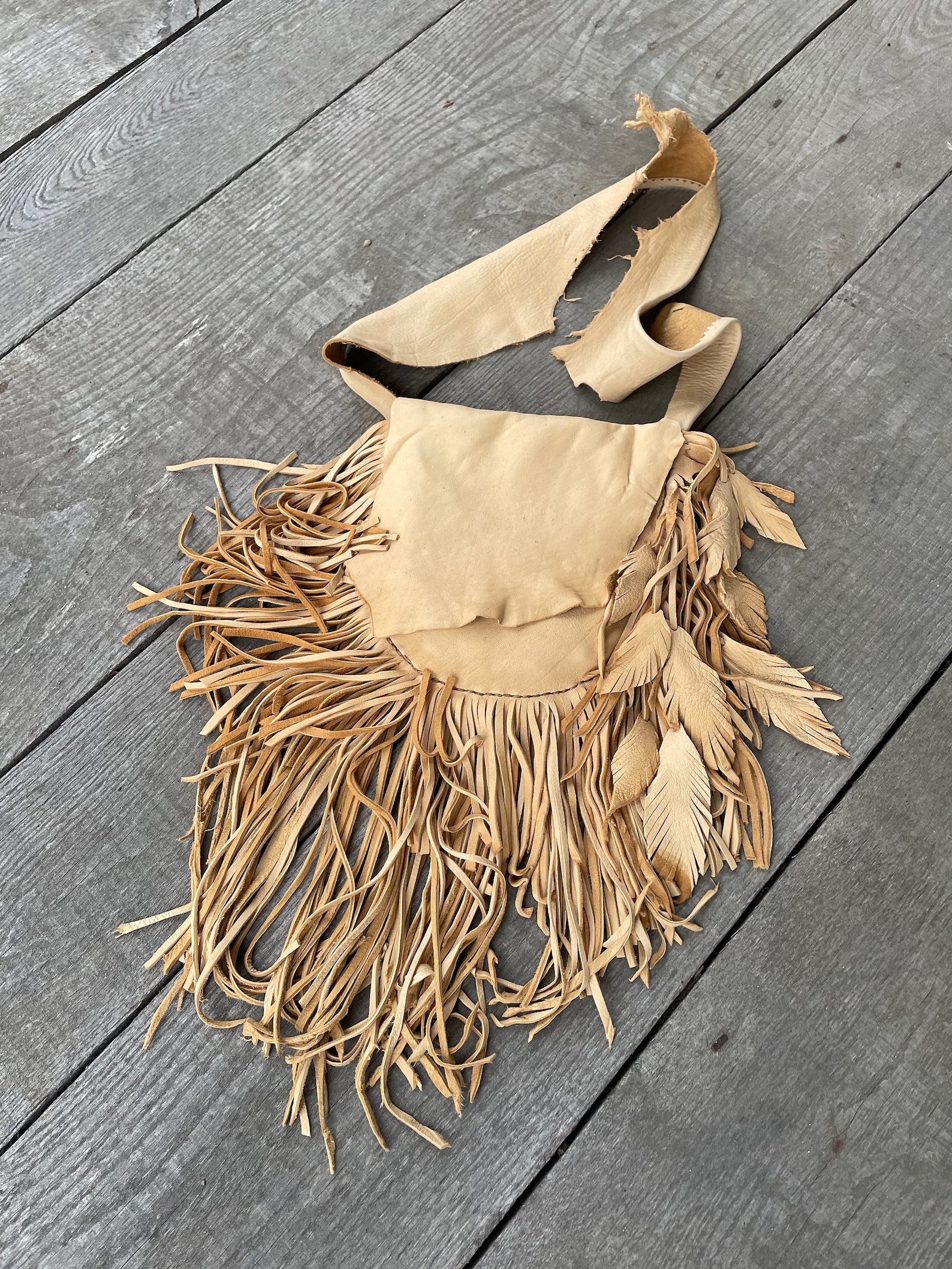 Deerskin Purse, Fringed Purse, Leather Feather Purse, Native American ...
