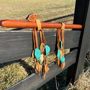 Flute Ties, Saddle Smoke Turquoise Flute Ties, Flute Wraps, Baby ...