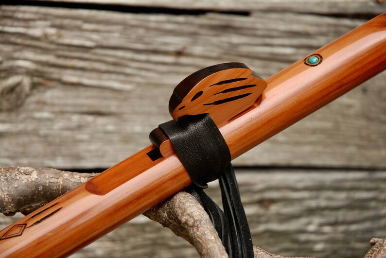 Flute Ties, Native American Flute, Native Flute Accessory, Plain Black ...