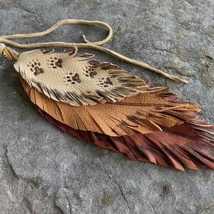 Leather Feathers, Custom Leather Feathers, Purse Feathers, Christmas ...