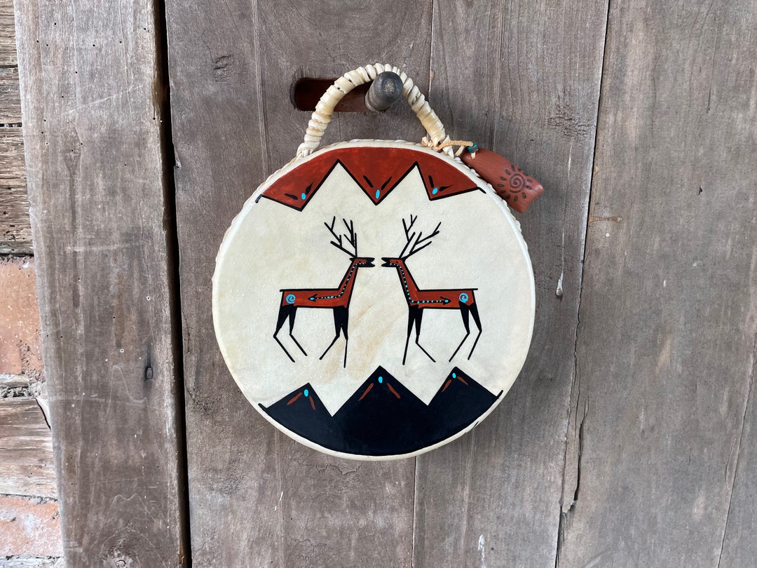 Reindeer Drum, Hand Drum, Shamanic Drum, Native Style Drum, Drum Circle ...
