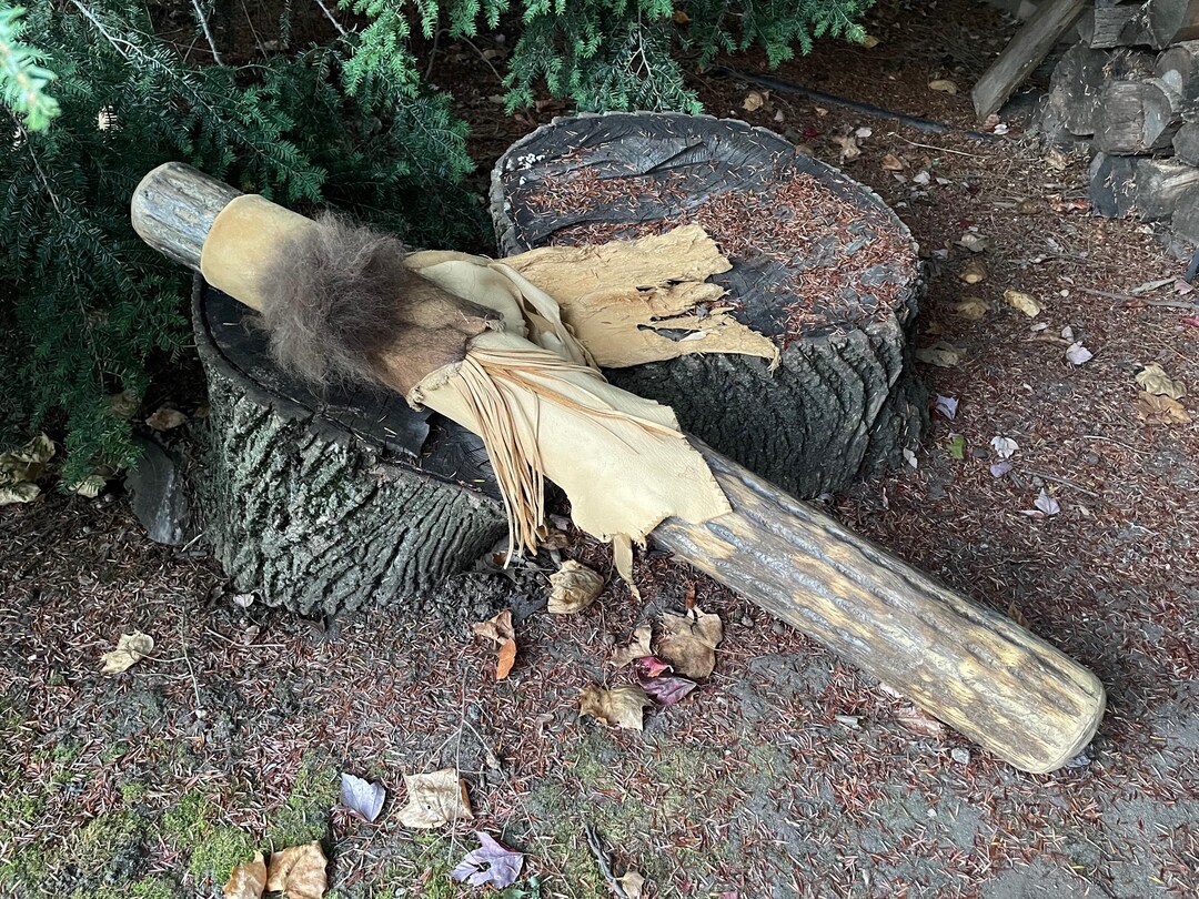 Sound Healing Rainstick, Buffalo and Deerskin Rain Stick, Ceremonial ...