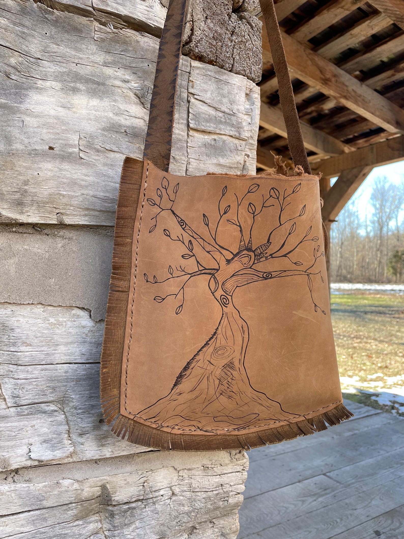 Tree Purse, Wild Woman Purse, Free Spirit Purse, Earth Goddess Bag ...