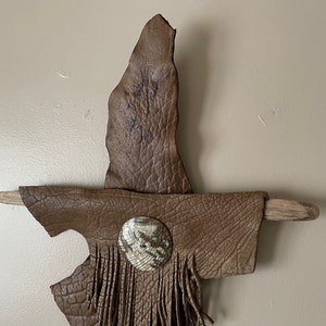 Buffalo Leather Wall Cross, Easter Wall Cross, Crucifixion and ...