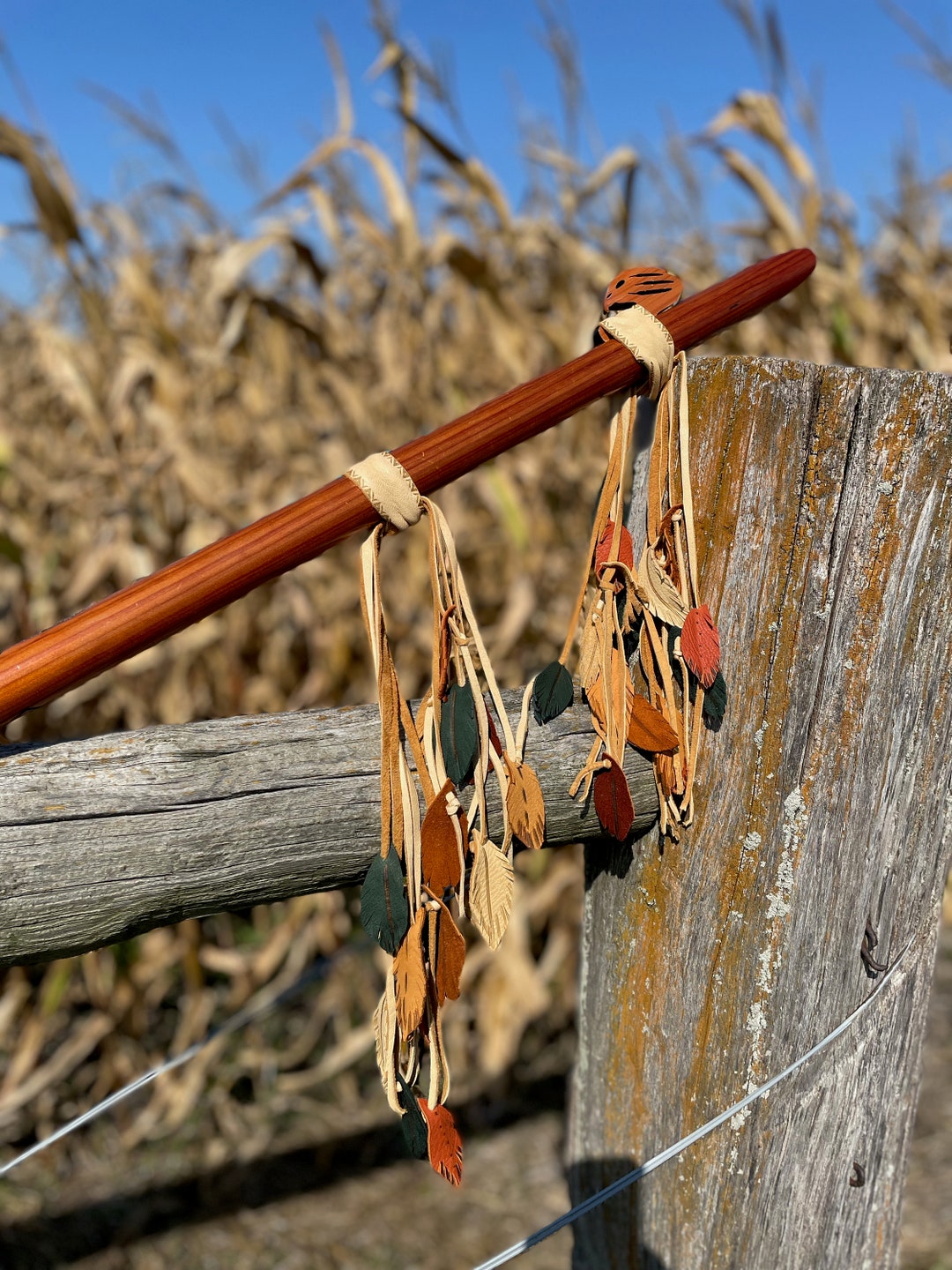 Flute Ties, Flute Wraps, Baby Leather Feathers, Native American Flute ...