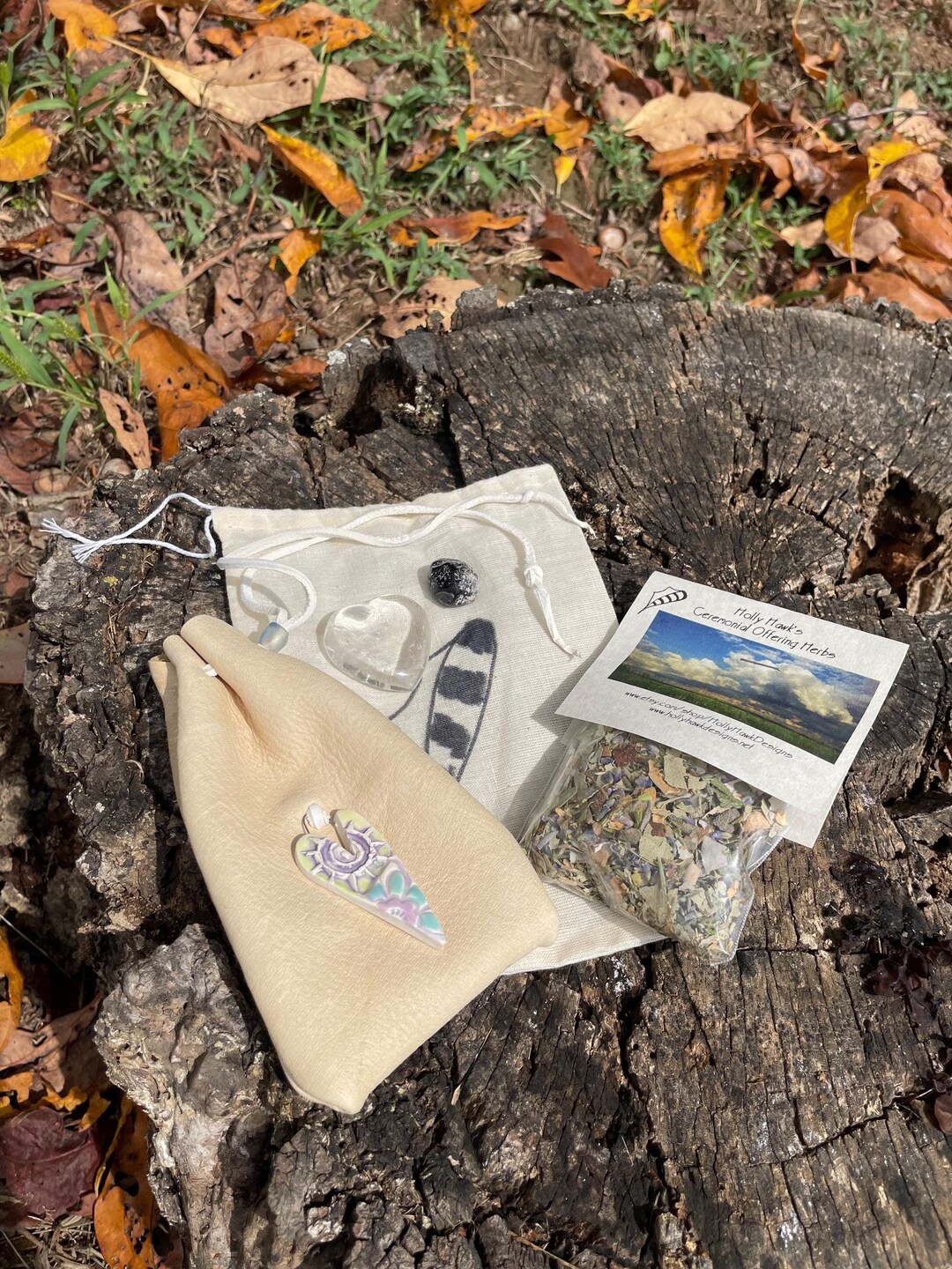 Prayer Pouch, Prayer Herbs, Offering Herbs, Offering Pouch, Heart ...