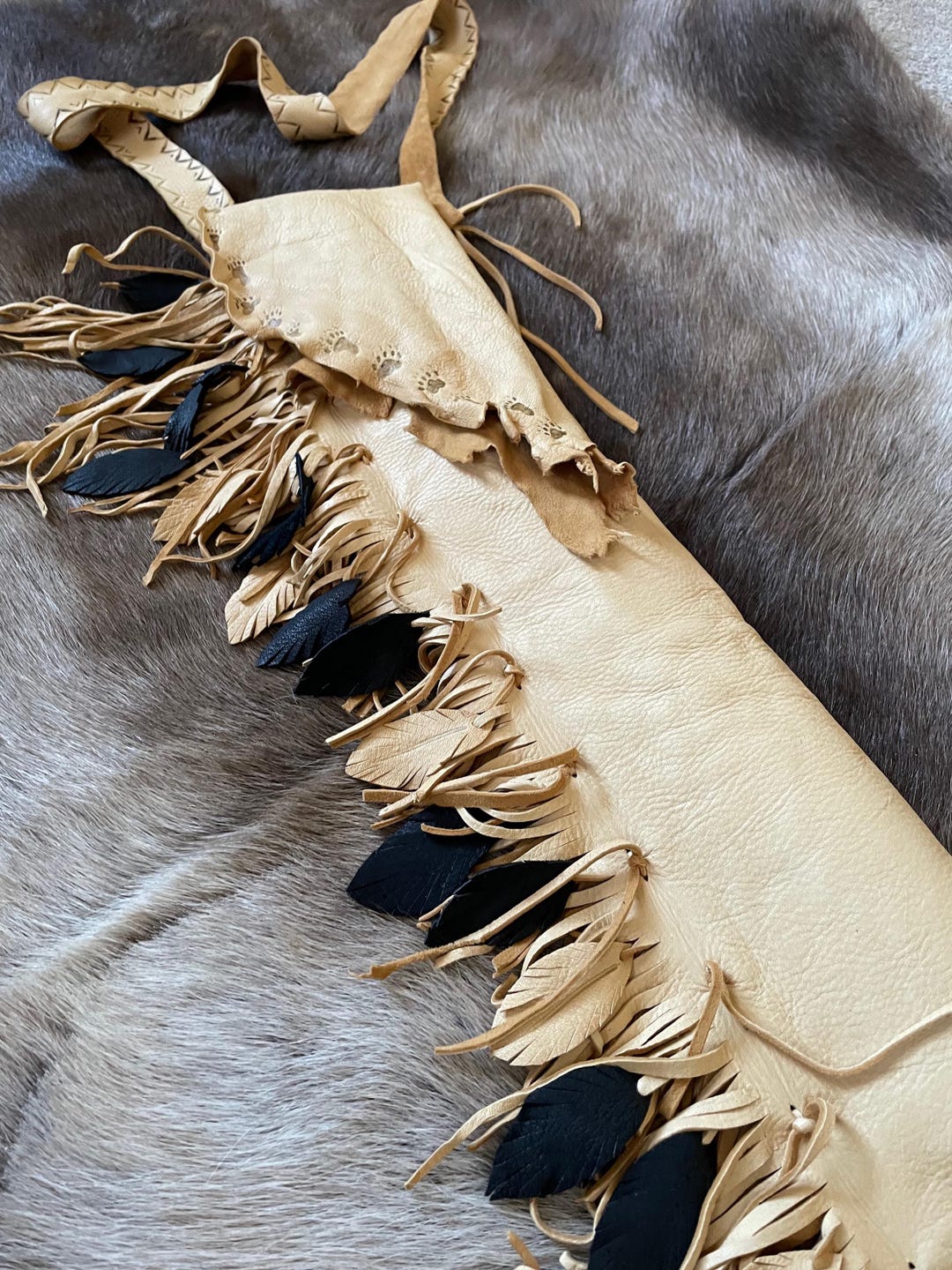 Flute Bag, NAF Bag, Native Flute Bag, Fringed Flute Bag, Flute Case ...