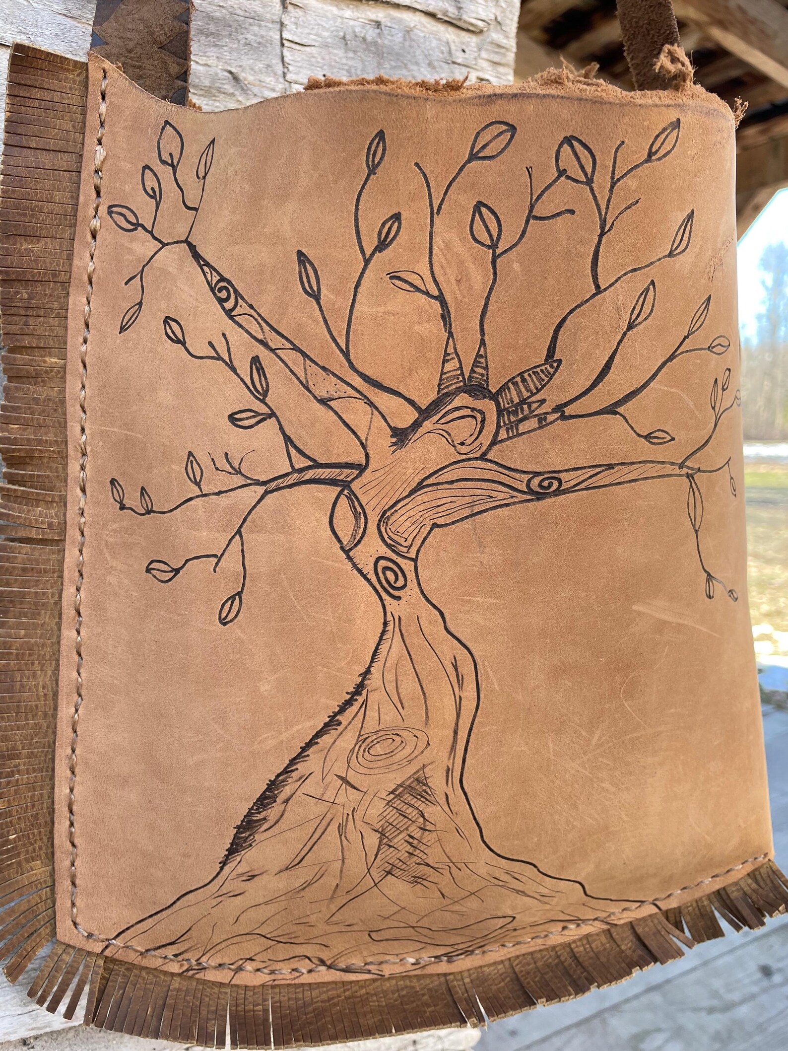 Tree Purse, Wild Woman Purse, Free Spirit Purse, Earth Goddess Bag ...