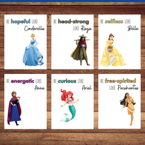 Princess Affirmations - 17 Characters - Children’s Favorites - Girl ...