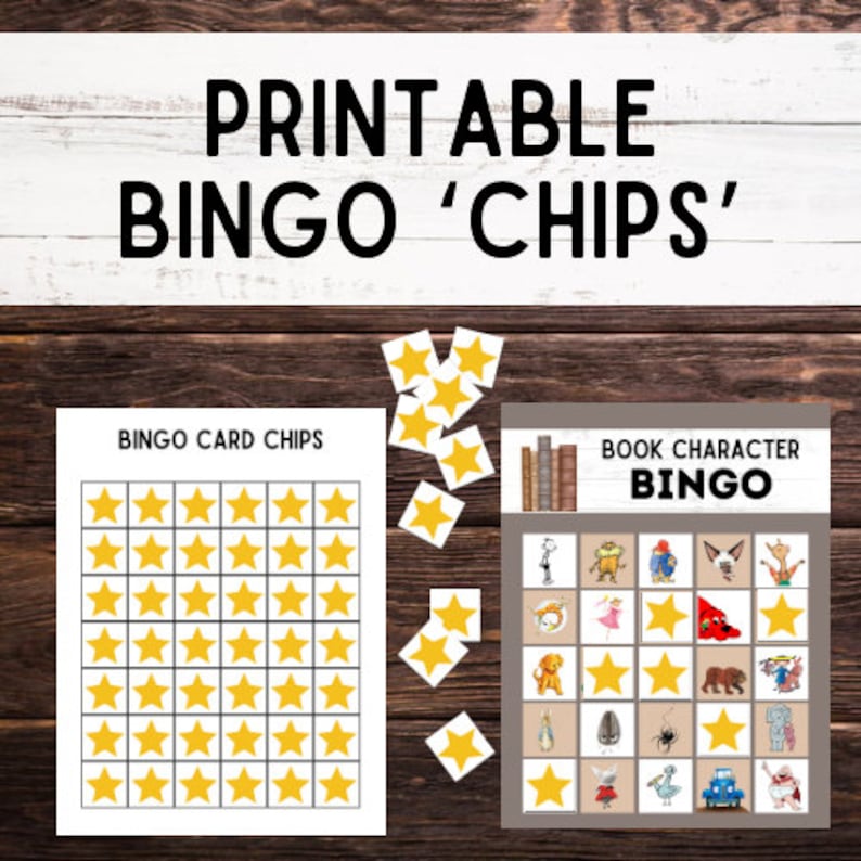 Book Character BINGO - 40 Characters - Children’s Storybook Classroom ...